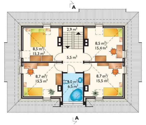 projekt domu AN827 Amadej (827) - Murator projekty