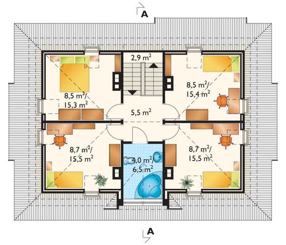projekt domu AN827 Amadej (827) - Murator projekty