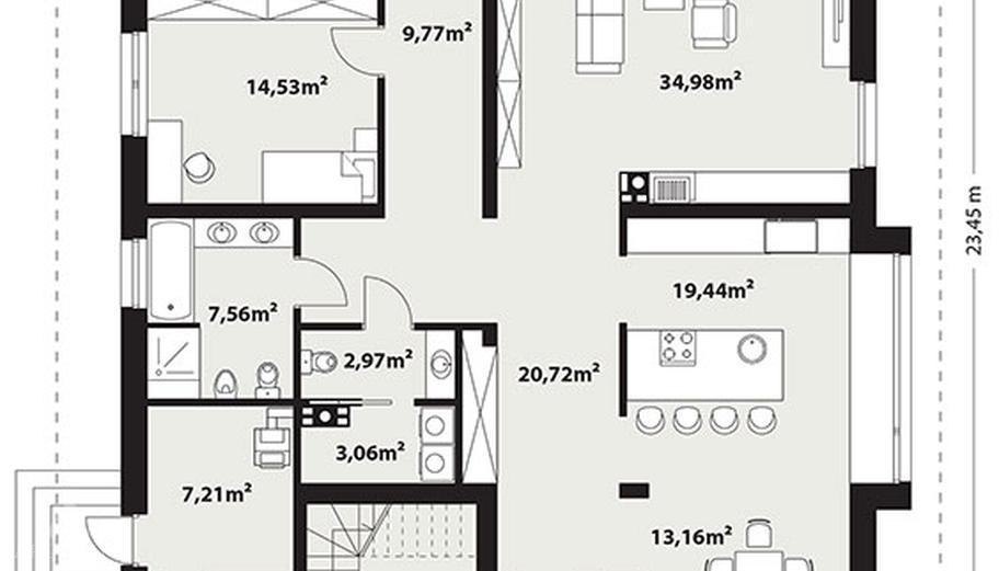projekt domu AP115 Egon - Murator projekty