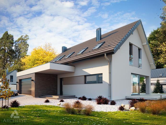 projekt domu AP138 Nela 2 - Murator projekty