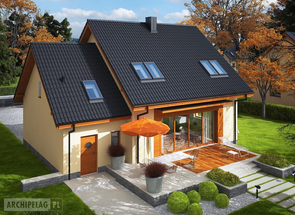 projekt domu AG134 E3 G1 ECONOMIC (wersja A) - Murator projekty