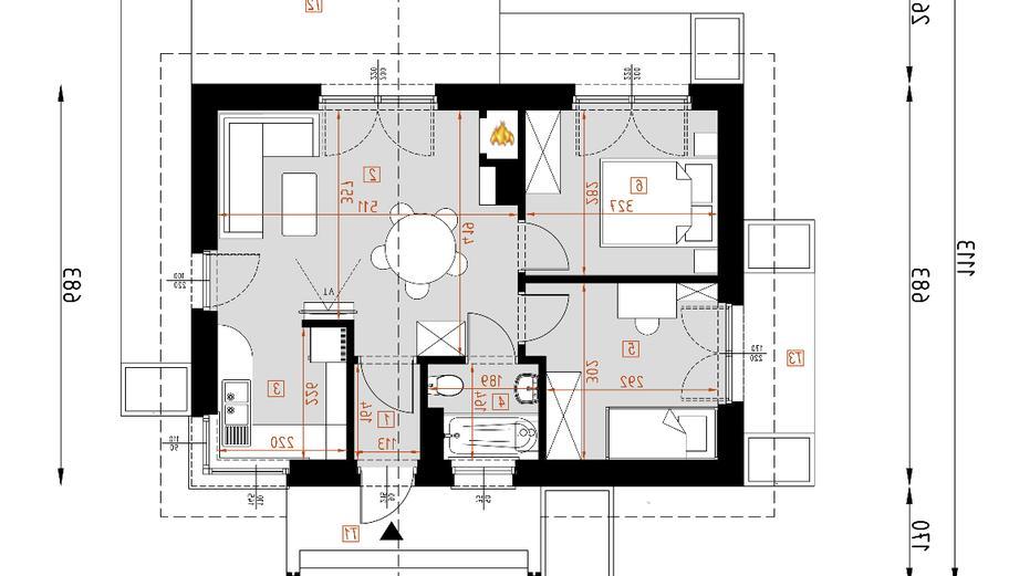 projekt domu D237 Projekt domu D237 - Murator projekty