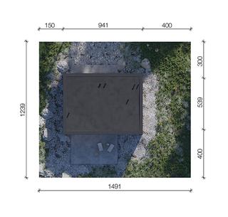 projekt domu HK84DL HOMEKONCEPT 84 DL (letniskowy) - Murator projekty