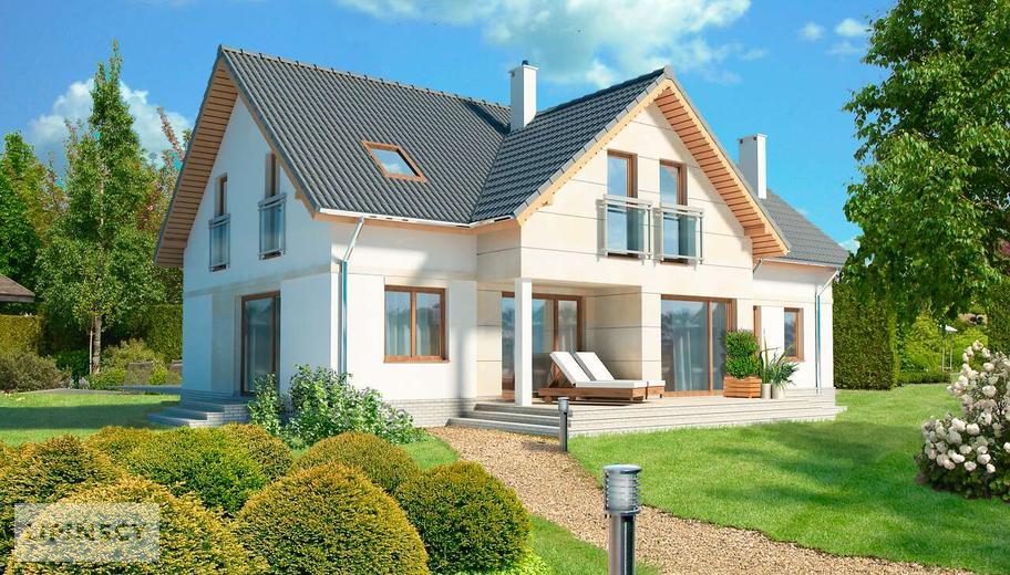 projekt domu LMP163A Halifax II - Murator projekty