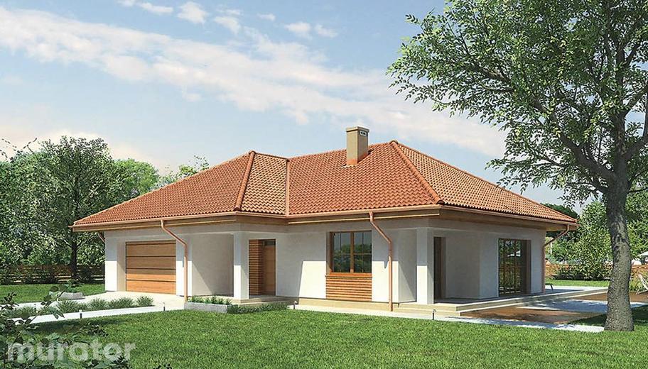 projekt domu M146a Błękitna rapsodia - wariant I - Murator projekty