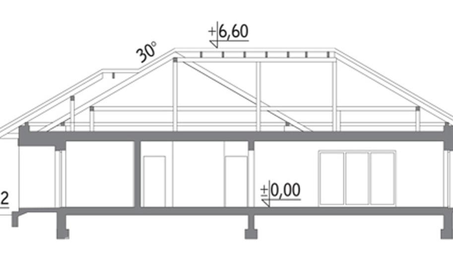 projekt domu M146a Błękitna rapsodia - wariant I - Murator projekty