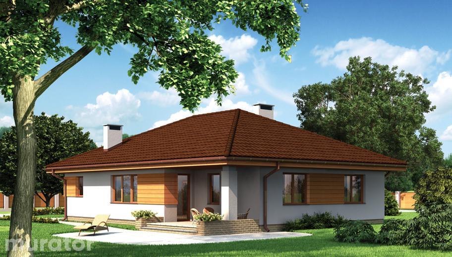 projekt domu M93b Jesienna zaduma - wariant II - Murator projekty