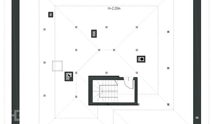 projekt domu EGD045w3 Dostępny D45 wariant III - Murator projekty