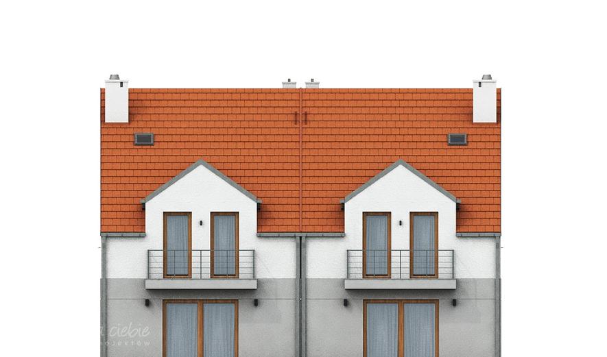 projekt domu DD1594 Jukka z garażem 1-st. [A-BL] - Murator projekty