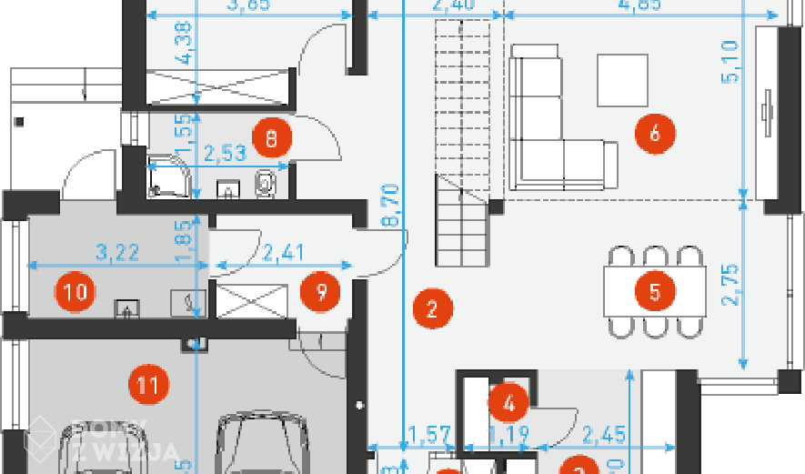 projekt domu DW014 Doskonały 3 - Murator projekty