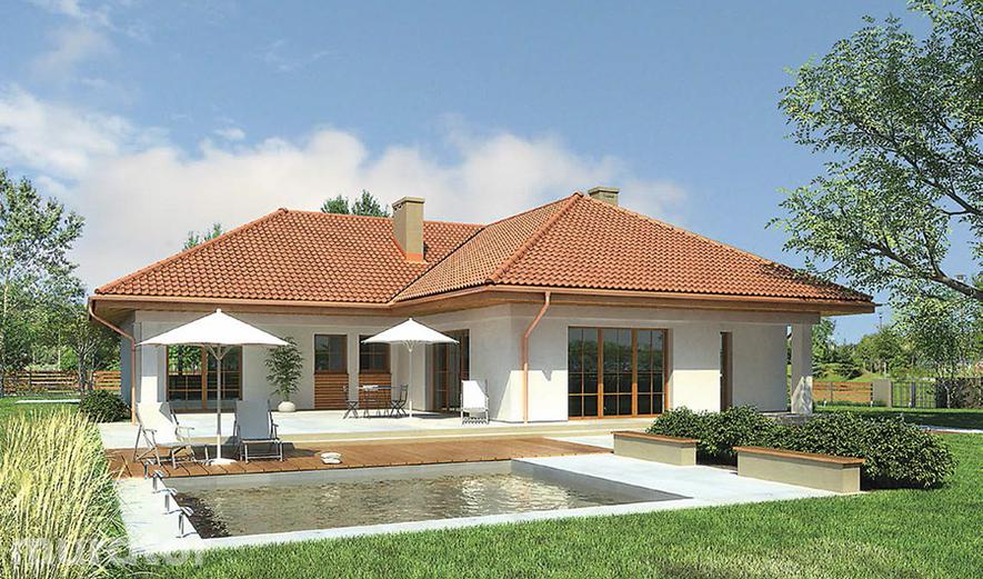 projekt domu M146a Błękitna rapsodia - wariant I - Murator projekty