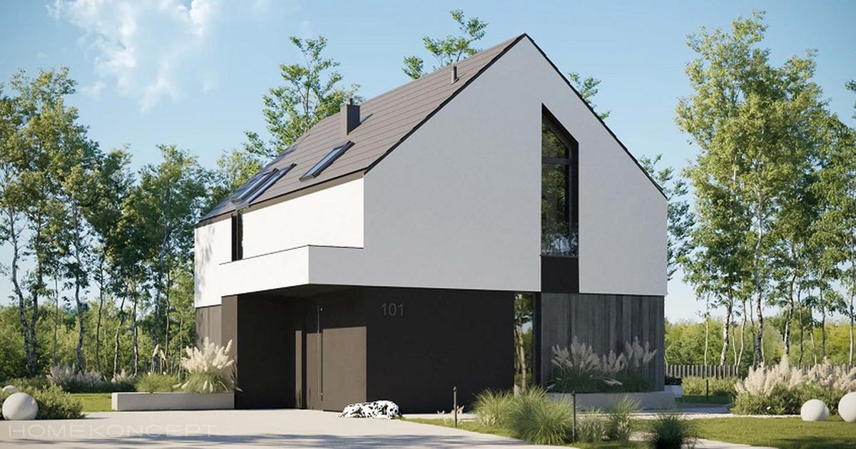 projekt domu HK101 HomeKONCEPT-101 - Murator projekty