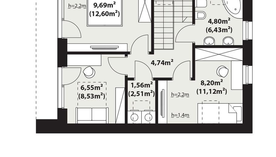 projekt domu AP239 Zuza - Murator projekty