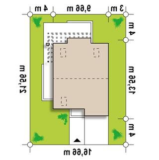 projekt domu Zx44 Projekt domu Zx44 - Murator projekty