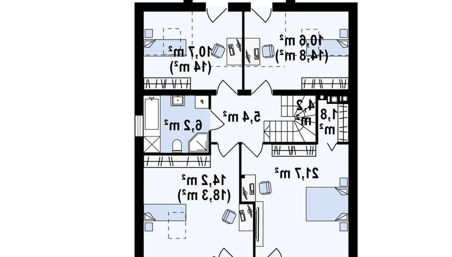 projekt domu Zx44 Projekt domu Zx44 - Murator projekty